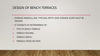 Terraces and their design | PPTX