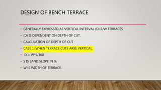Terraces and their design | PPTX