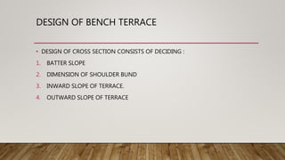 Terraces and their design | PPTX