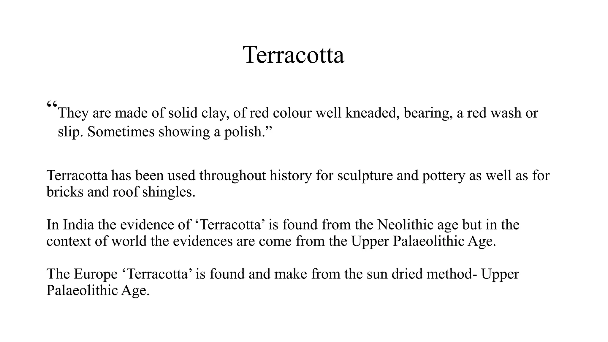 Terracotta : Special Reference to Gupta Period | PPTX