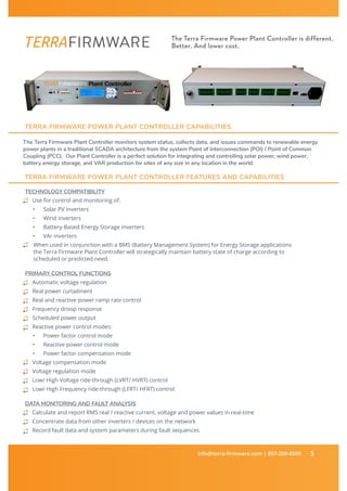 Terra firmware plant-controller_data_sheet-v1 | PDF