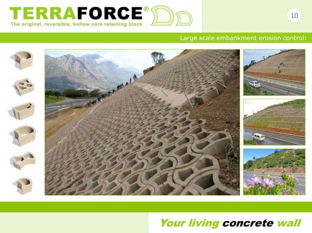 Terraforce Terrafix erosion control block | PPT