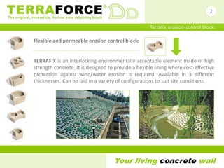 Terraforce Terrafix erosion control block | PPT