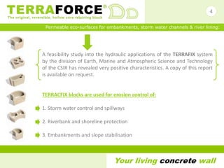 Terraforce Terrafix erosion control block | PPT