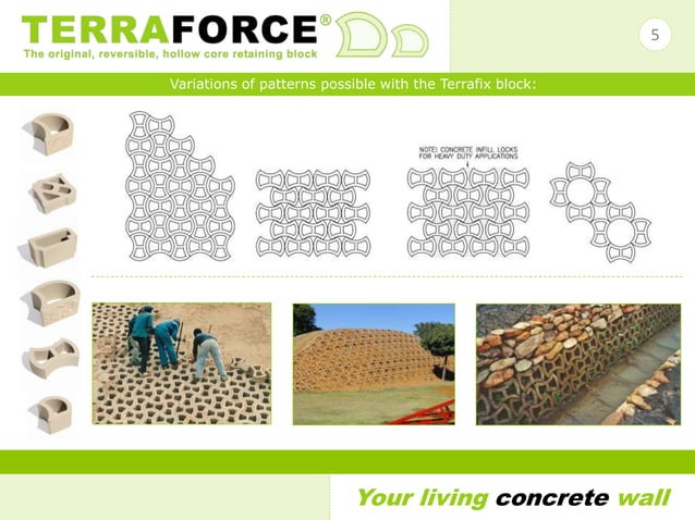 Terraforce Terrafix erosion control block | PPT