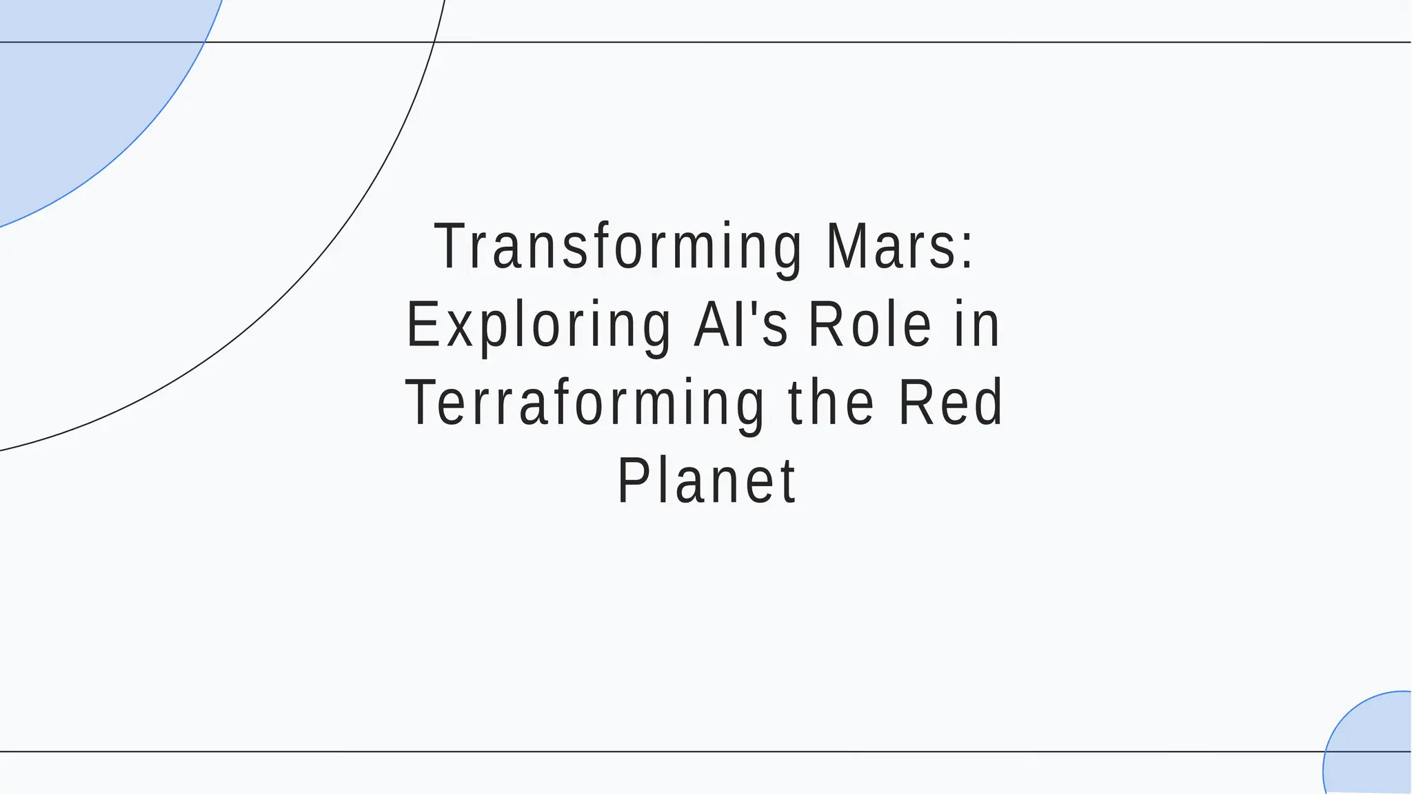 AI plays a pivotal role in the terraforming of Mars.pptx