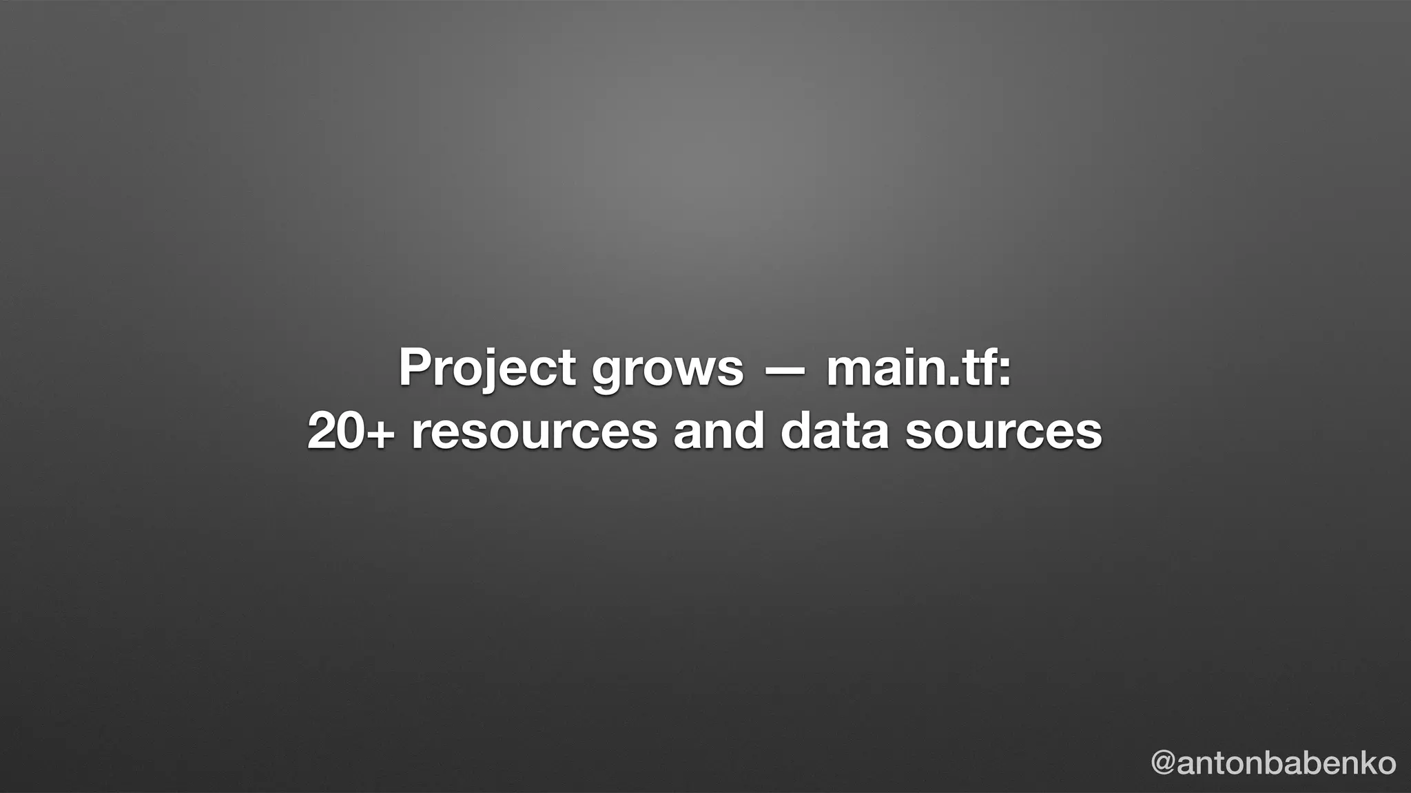 Terraform AWS modules and some best-practices - May 2019 | PPT
