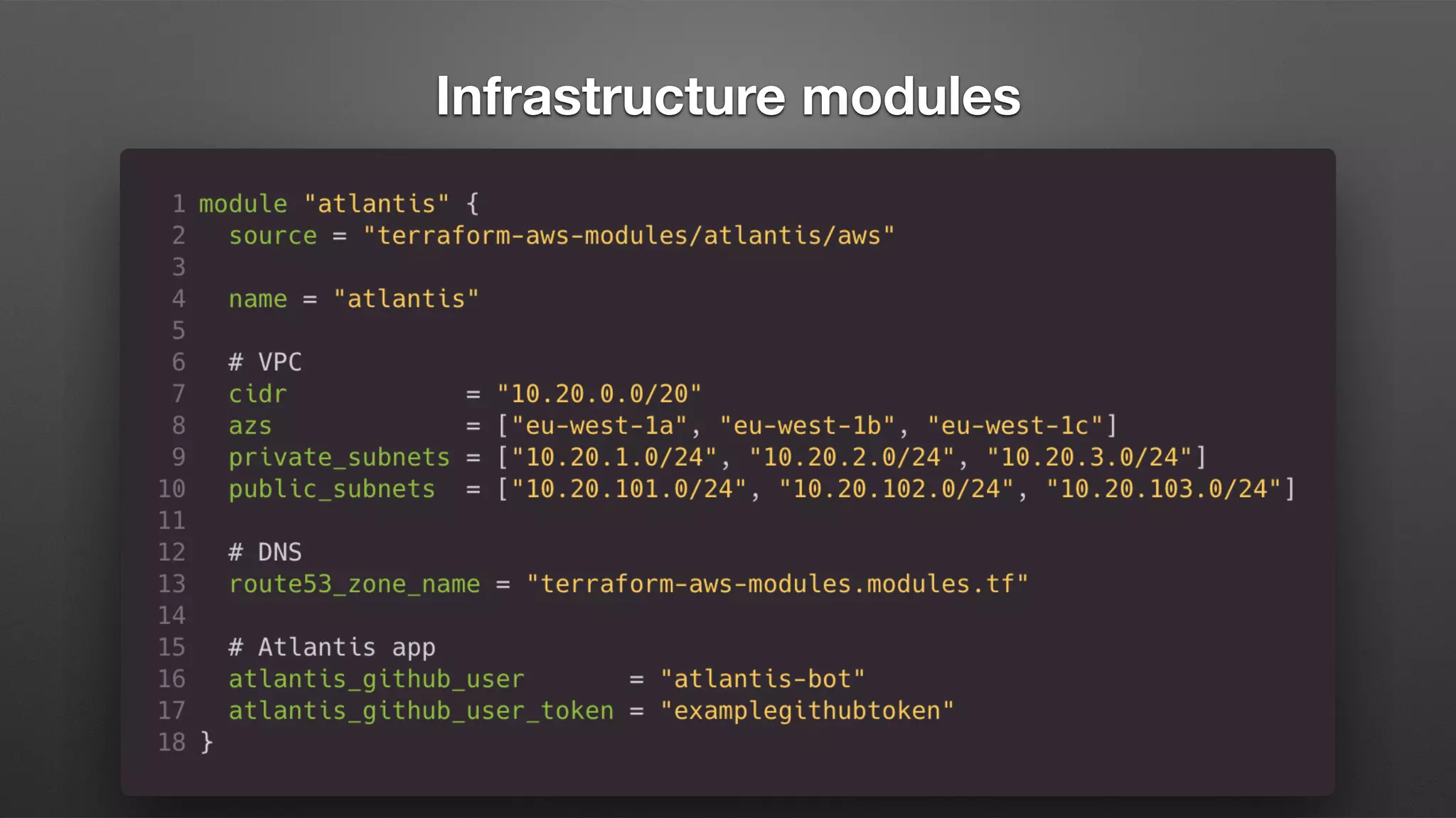 Terraform modules and (some of) best practices | PPT