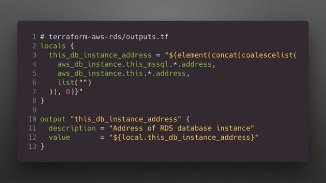 Terraform modules and (some of) best practices | PPT