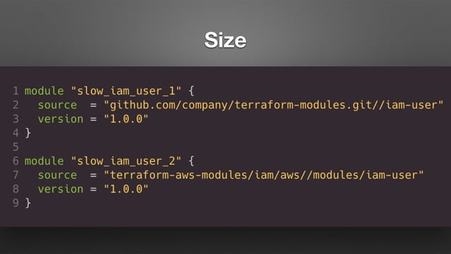 Terraform modules and (some of) best practices | PPT