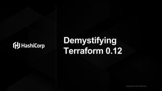 Demystifying Terraform 012 | PPT
