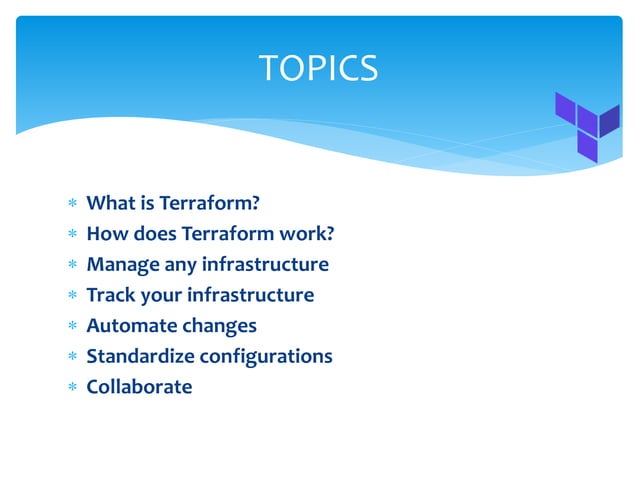 Terraform Basics | PPTX