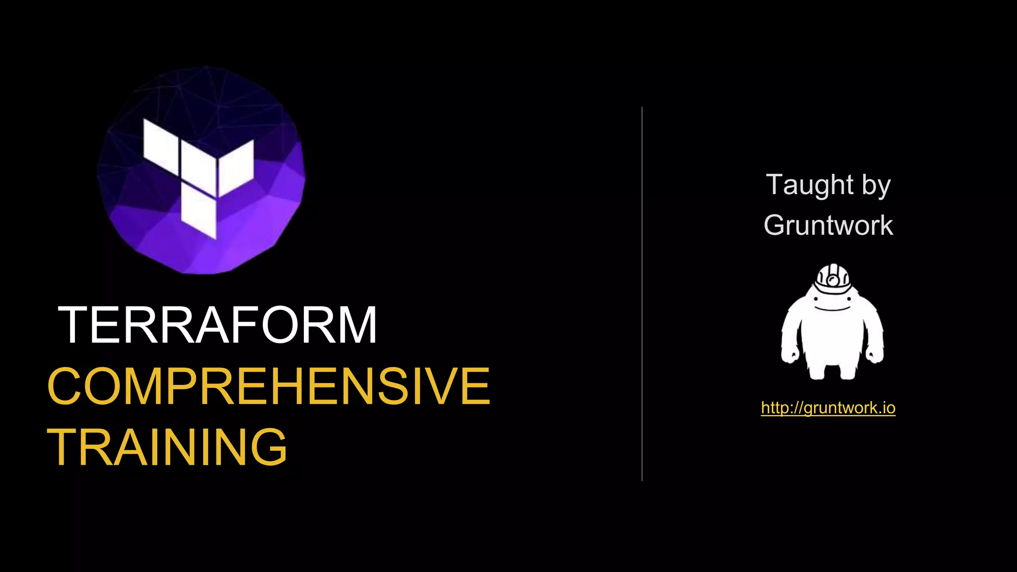 Comprehensive Terraform Training | PPTX | Cloud Computing | Internet