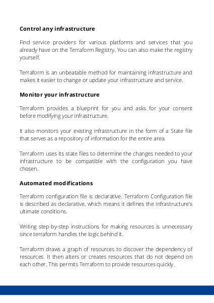 Terraform Definition, Working and Challenges it Overcomes | PDF | Cloud ...