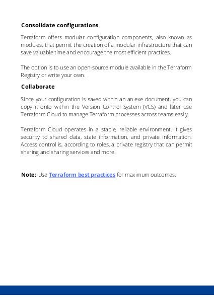 Terraform Definition, Working and Challenges it Overcomes | PDF | Cloud ...