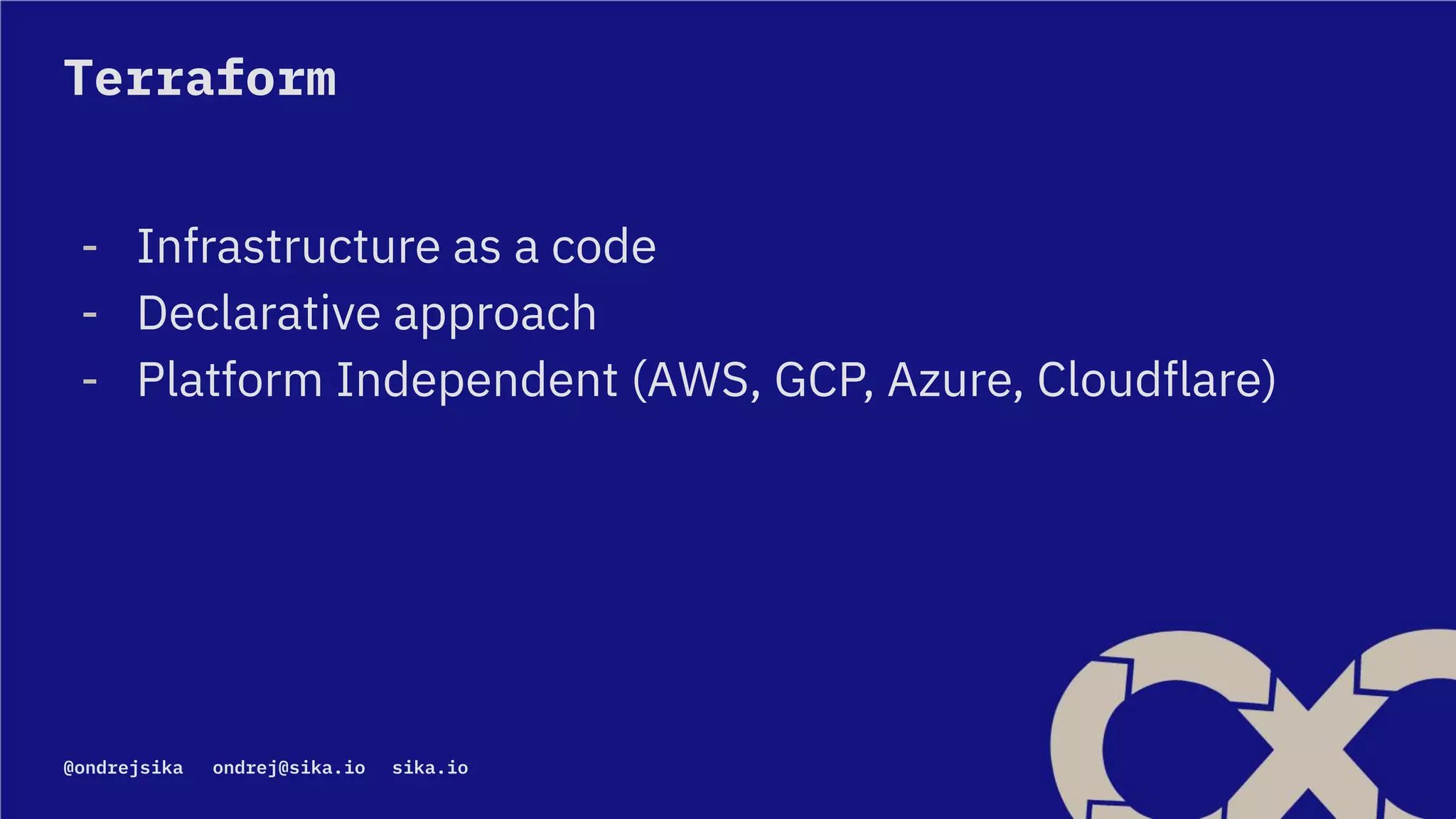 Terraform a gitlab ci | PPT
