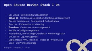 Terraform a gitlab ci | PPT