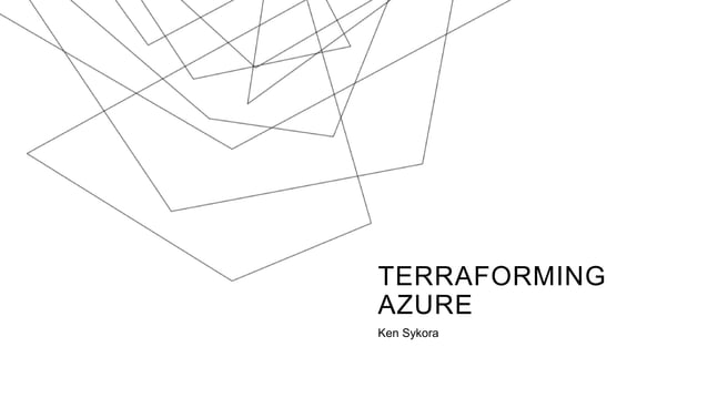 Terraforming Azure | PPTX | Cloud Computing | Internet