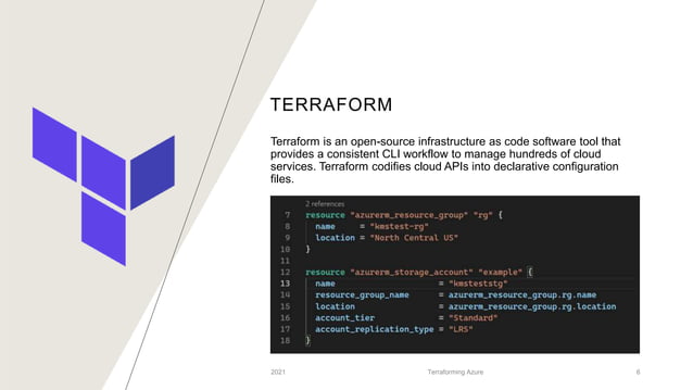 Terraforming Azure | PPTX | Cloud Computing | Internet