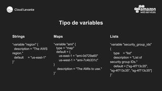 Terraform infraestructura como código | PPT