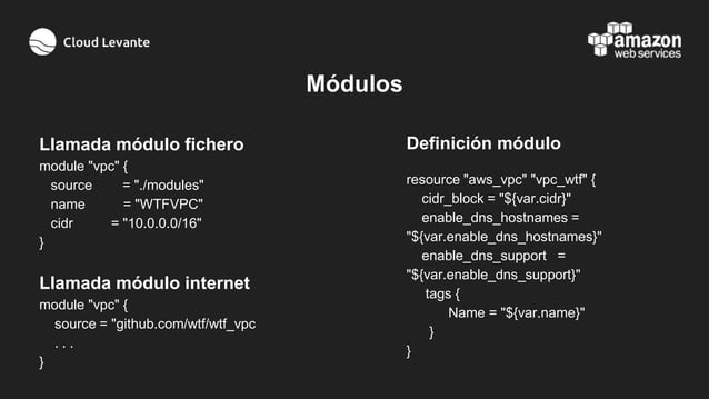 Terraform infraestructura como código | PPTX