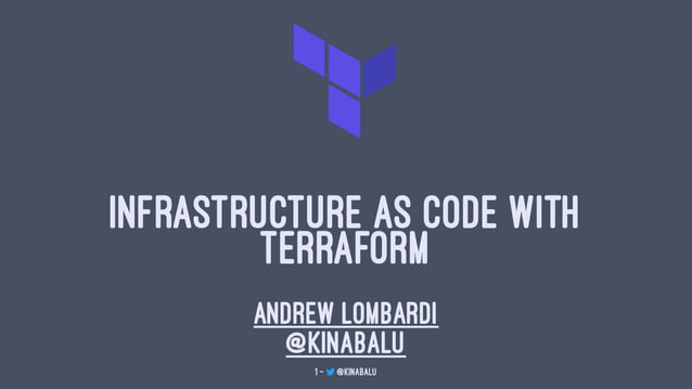 Infrastructure As Code With Terraform | PPT