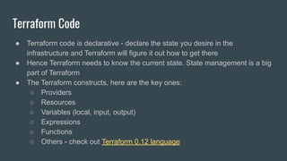 Terraforming your Infrastructure on GCP | PPT