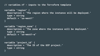 Terraforming your Infrastructure on GCP | PPT