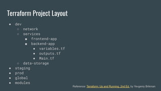 Terraforming your Infrastructure on GCP | PPT