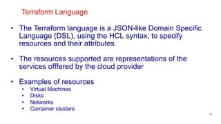 An introduction to the Terraform IaC tool | PPT