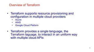 An introduction to the Terraform IaC tool | PPT