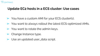 Zero downtime ECS host updates with Terraform | PPT