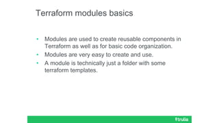 Terraform Modules and Continuous Deployment | PPTX | Cloud Computing ...