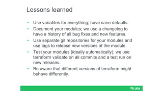 Terraform Modules and Continuous Deployment | PPTX | Cloud Computing ...
