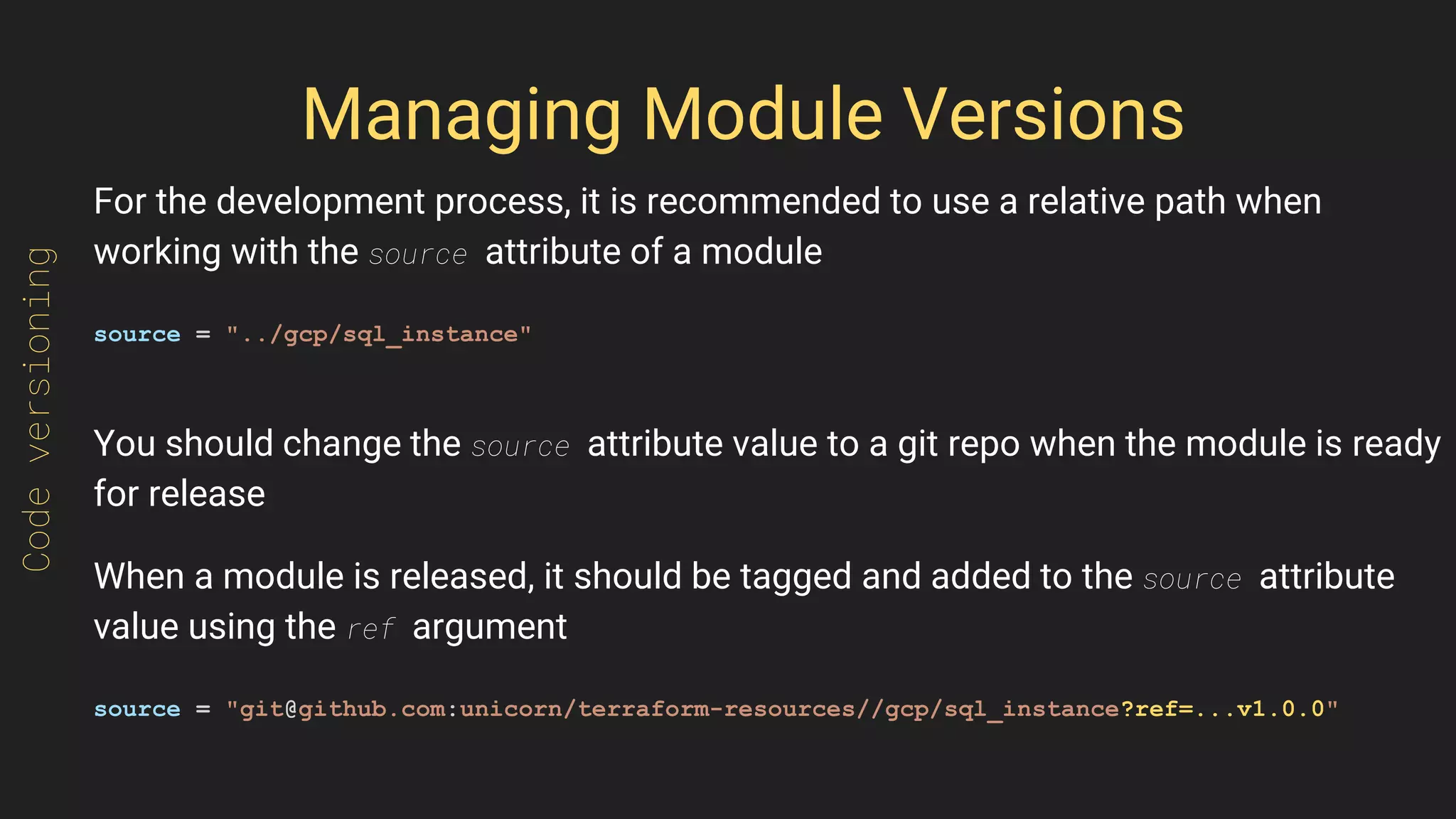 Terraform modules restructured | PPT