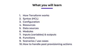 Terraform training 🎒 - Basic | PPTX