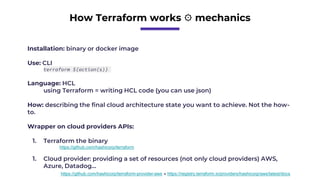 Terraform training 🎒 - Basic | PPTX