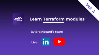 Terraform training - Modules 🎒 | PPTX