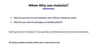 Terraform training - Modules 🎒 | PPTX