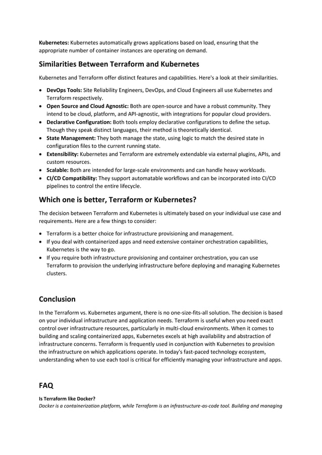 Terraform vs Kubernetes, Key Differences and Comparison.pdf