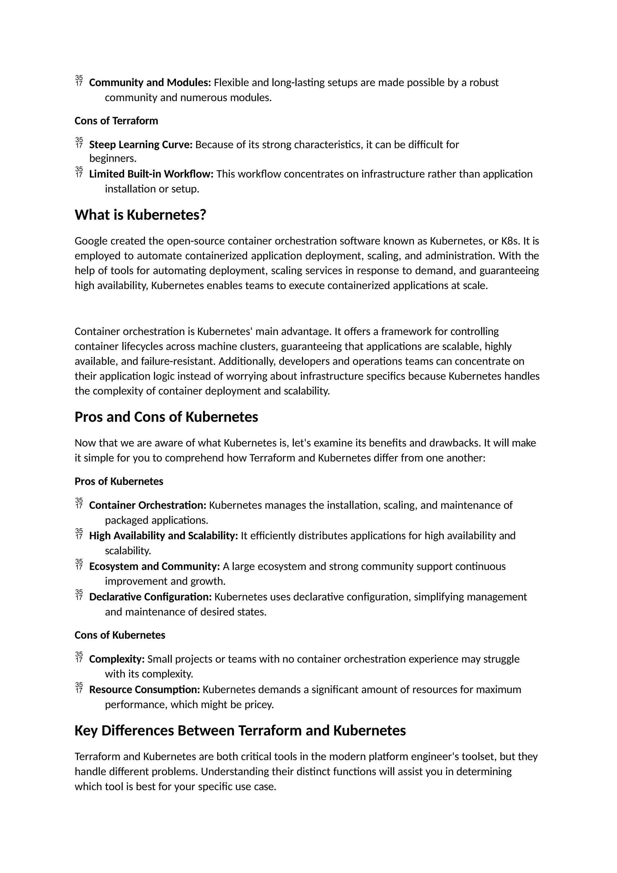 Terraform vs Kubernetes, Key Differences and Comparison.pptx