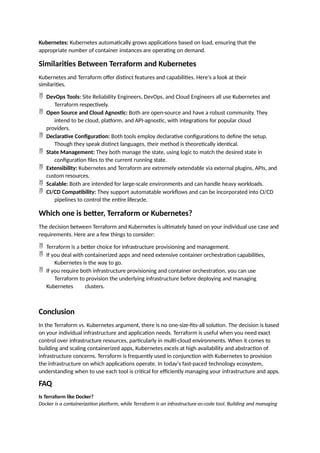 Terraform vs Kubernetes, Key Differences and Comparison.pptx