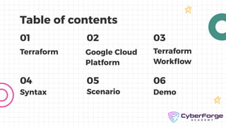 IaC for Google Cloud Platform with Terraform | PPT