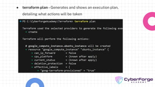 IaC for Google Cloud Platform with Terraform | PDF