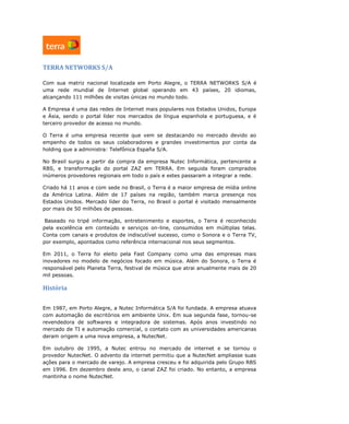 Terra networks | PDF