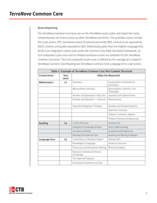 Terra nova information sheet white-color print | PDF