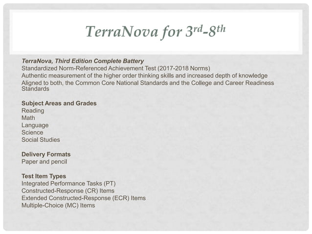 Terra Nova Testing Procedures Updated 5.2022.ppt