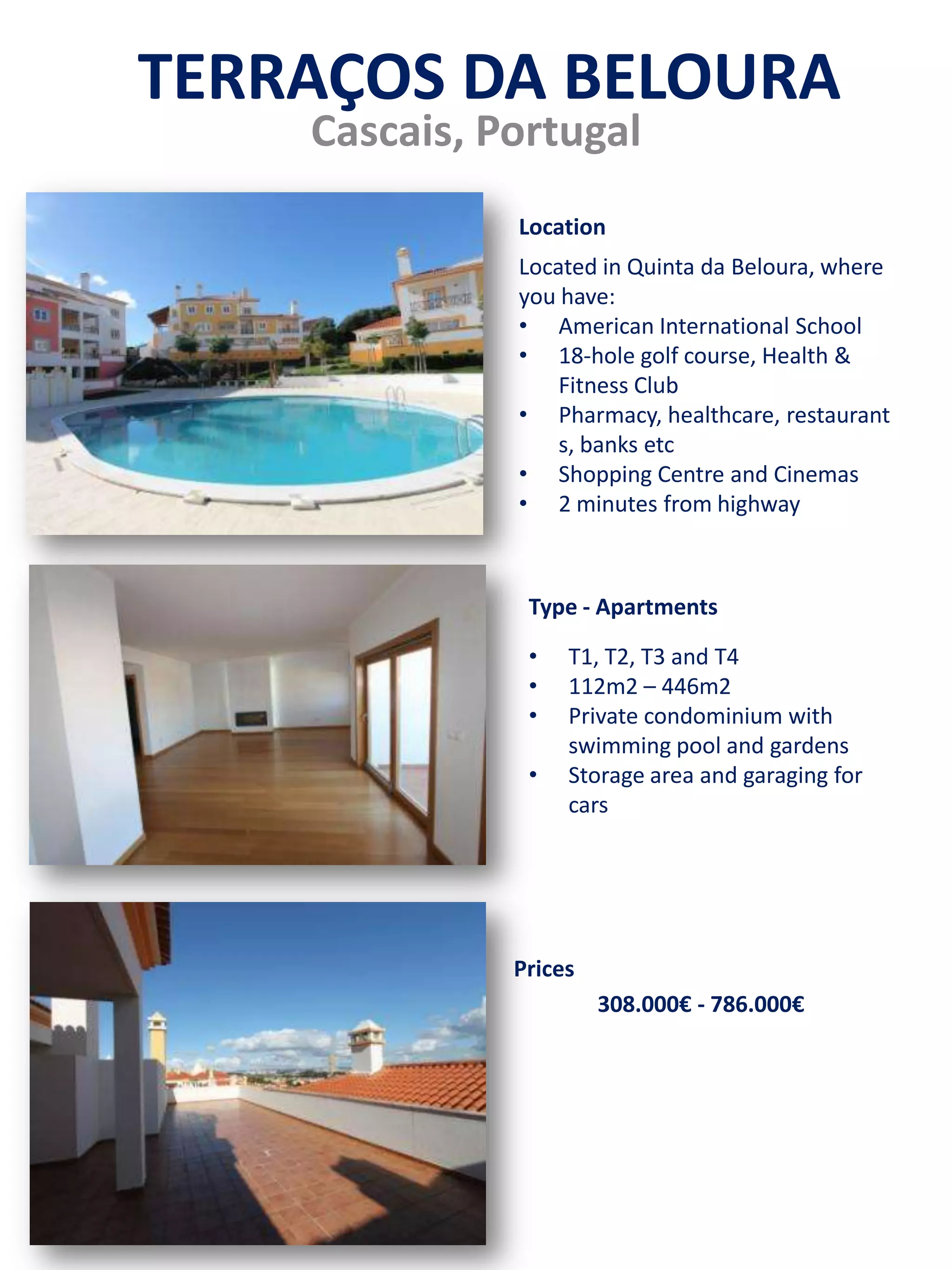 Terraços da beloura | PPTX