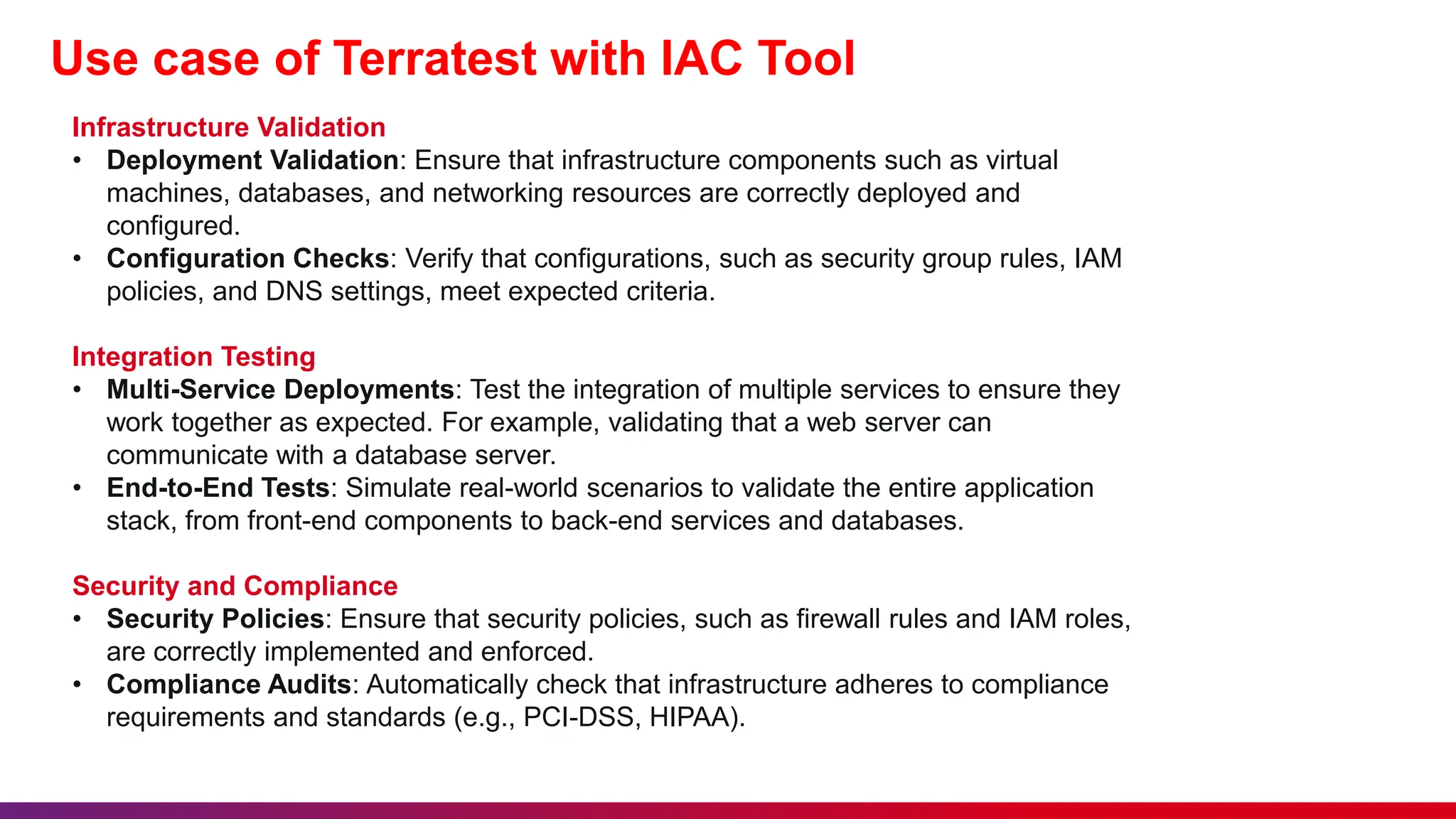Terratest Automation Testing Of Infrastructure Ppt