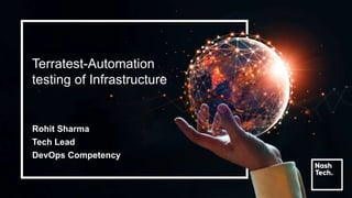 Terratest - Automation testing of infrastructure | PPTX